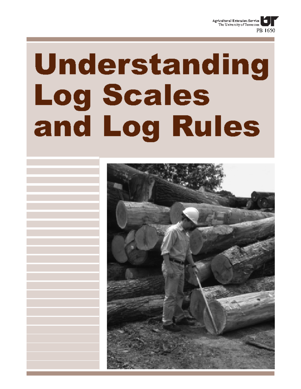 Log Scaling Practices and Log Rules in Tennessee (PB 1650) - Studocu