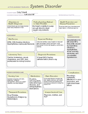 ATI System Disorder Template COPD - ACTIVE LEARNING TEMPLATES ...