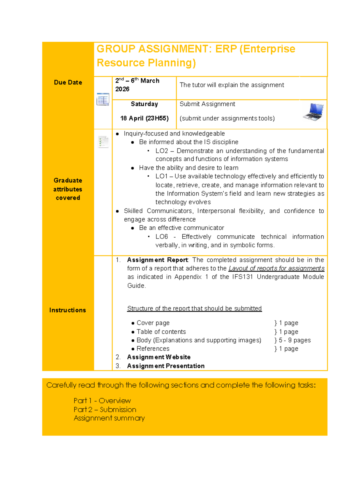 Ifs131 Group Assignment Erp Implementation Risks Solutions Report
