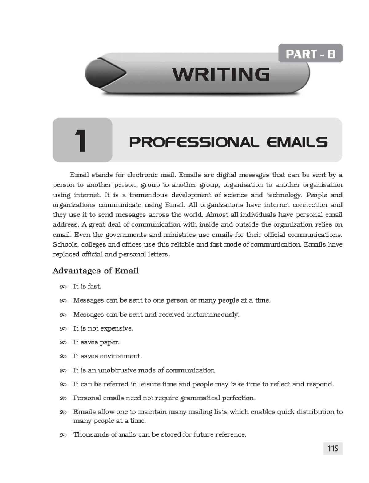 Professional English II Writing Notes (03) - Email Communications - Studocu