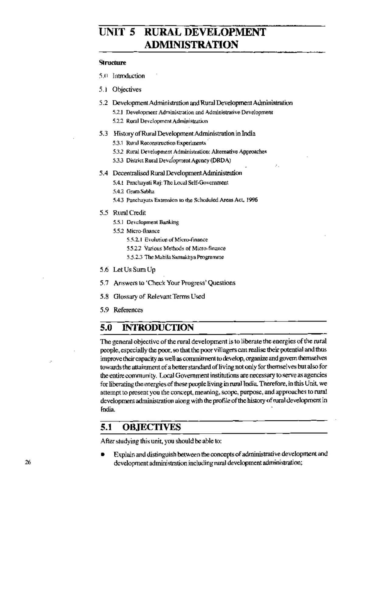 RDAP Unit-4 Notes - 1 Unit – 4 Human Resource Development in Rural ...