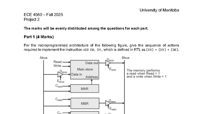 ECE 4560 Fall 2025 Project 2: Microprogrammed Architecture & CUDA ...
