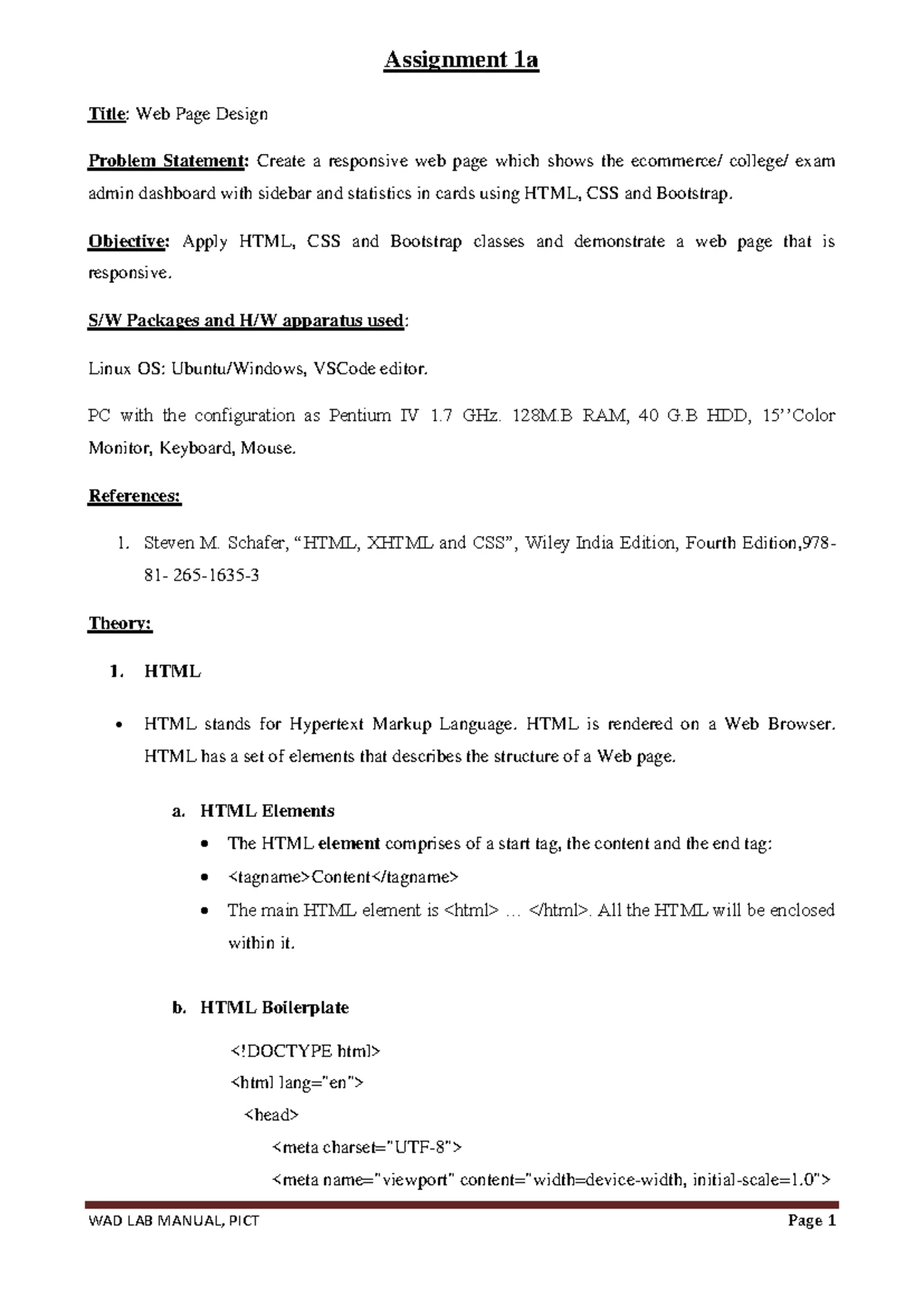 BE IT 2019 Course Syllabus - INDEX Sr. No. Name of the Course Page No. Program Educational - Studocu