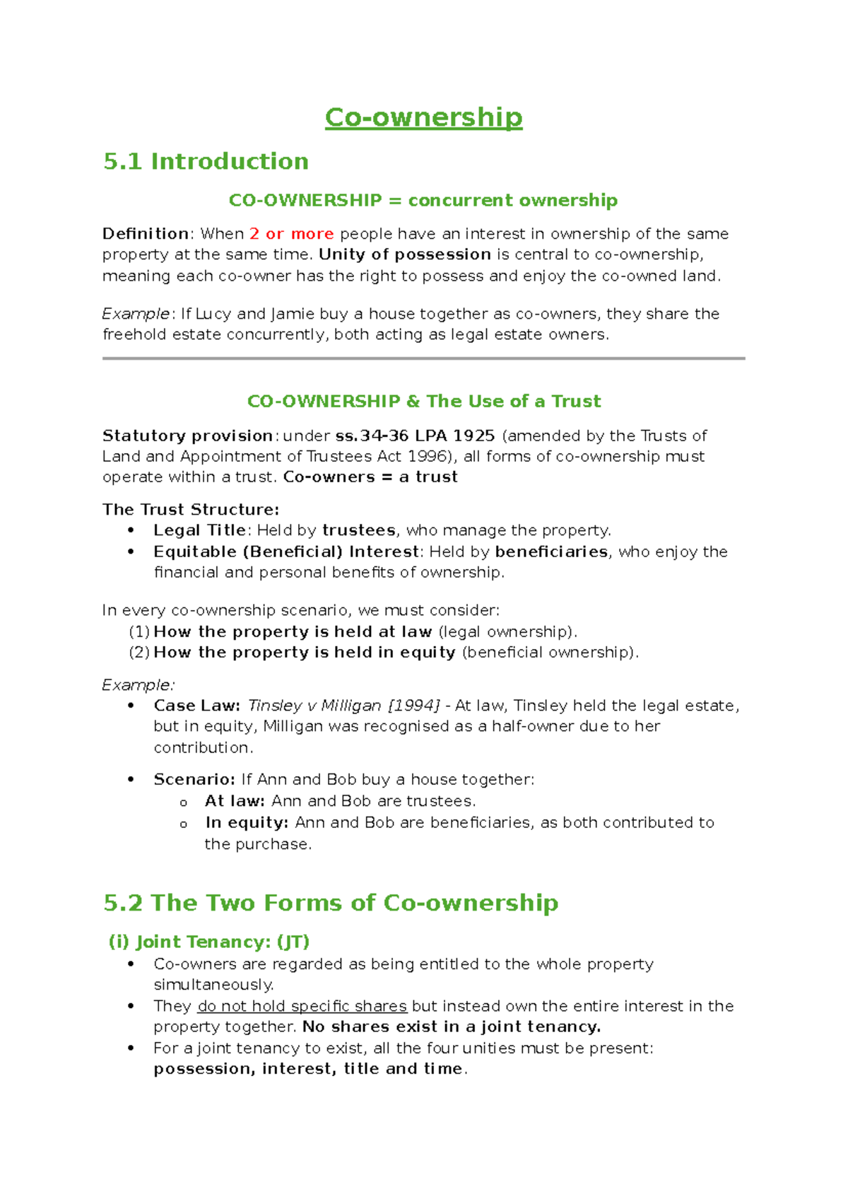 E - Co-Ownership Complete - Co-ownership 5 Introduction CO-OWNERSHIP ...
