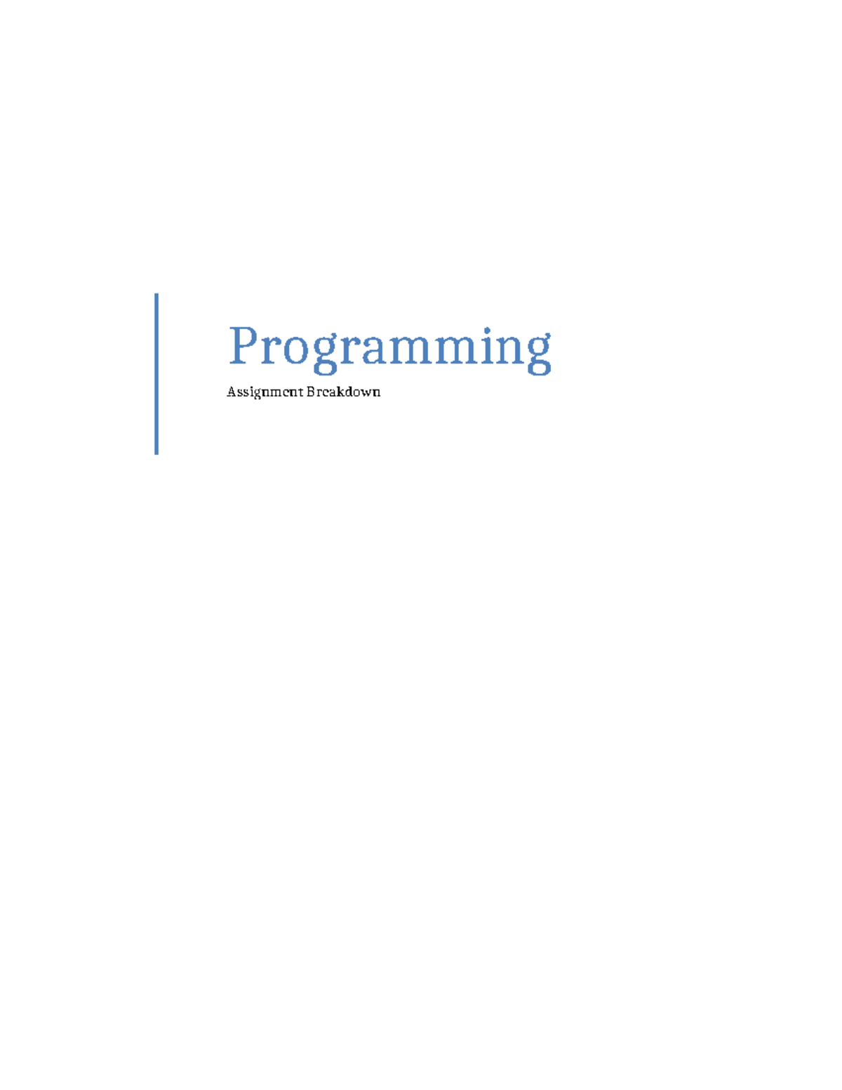 Programming Assignment Breakdown: Fibonacci & Factorial Algorithms ...