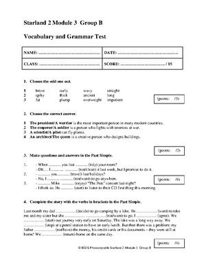 Brainy kl4 Unit Tests Key - Unit 1 Test A Key 1 1d 2a 3b 4f 5c 2 1 ...