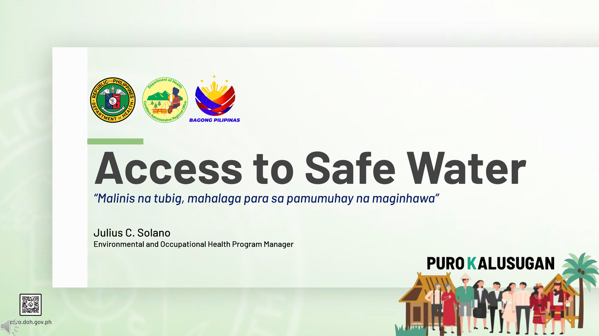 WASH Program Presentation: Access to Safe Water Insights and Strategies ...