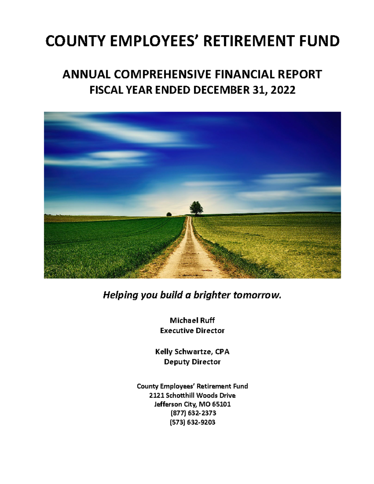 ACFR 2023 - Template notes - COUNTY EMPLOYEES’ RETIREMENT FUND ANNUAL ...