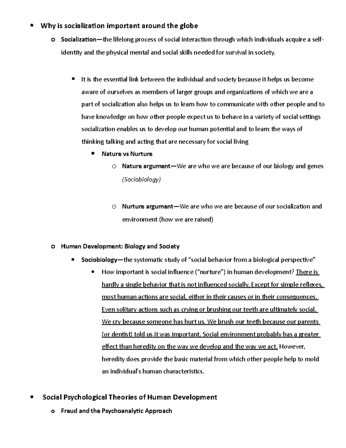 Chapter 4 - Socialization and Human Development Insights in Sociology ...
