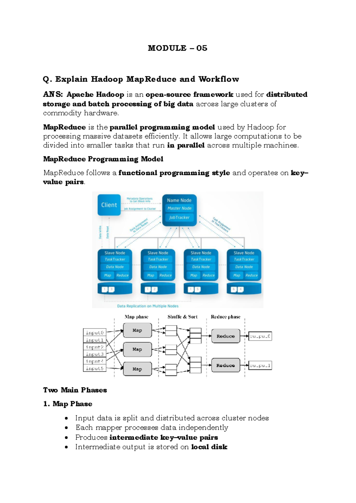 Module 05: Understanding Hadoop MapReduce and Its Role in IoT Data ...