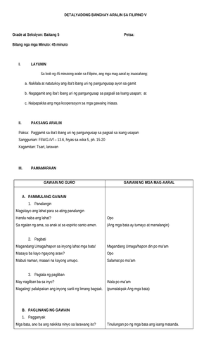 Natural Objects in the Sky: Lesson Plan for Grade 3 (March 2025) - Studocu
