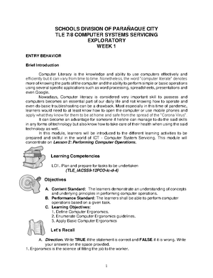 TLE Grade 7 8 Module 1 Quarter 1 Week1-PECS - SCHOOLS DIVISION OF ...