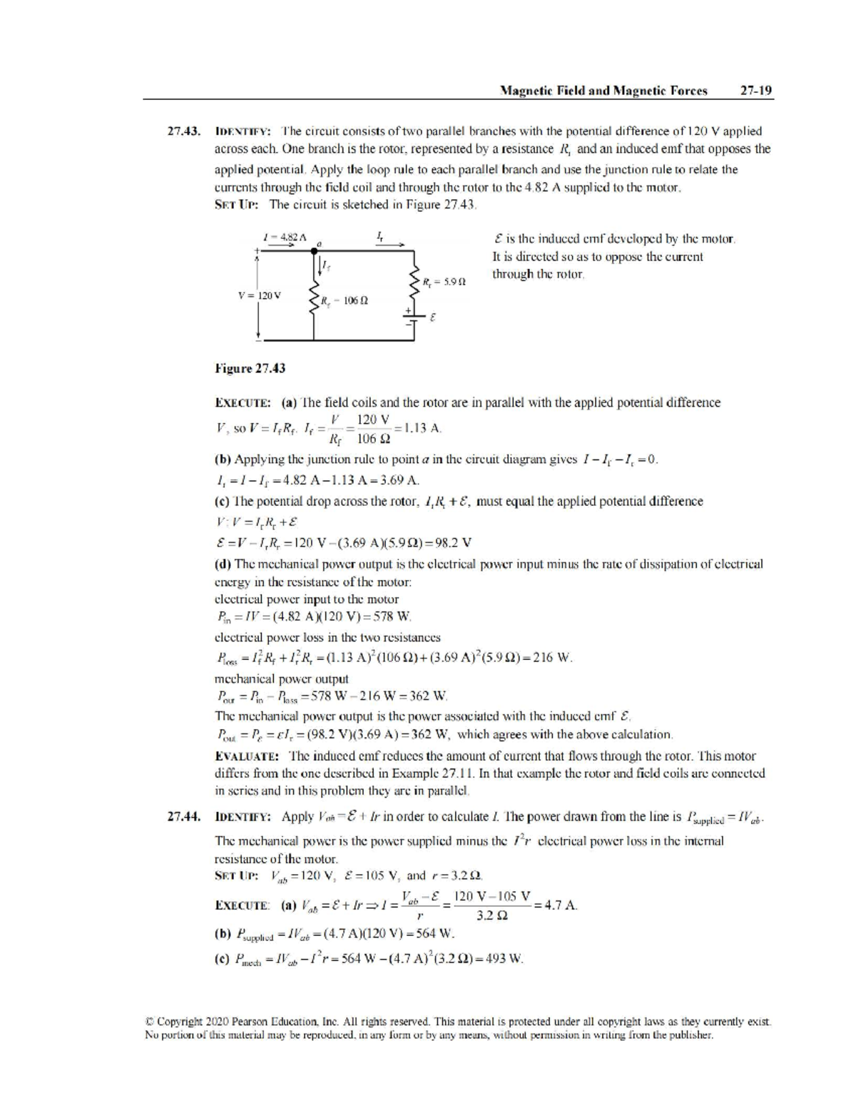 Magnetic Field & Forces Analysis - University Physics 27.43 - Studocu