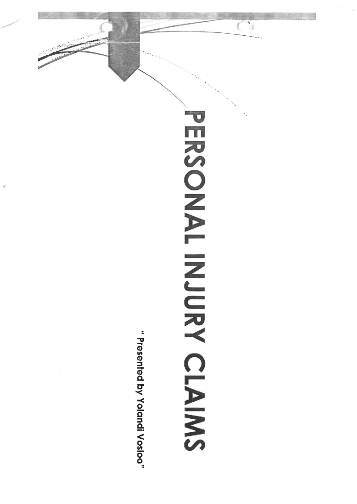 RAF 2 - Personal Injury Claims Exam Notes & Overview of Relevant Acts ...