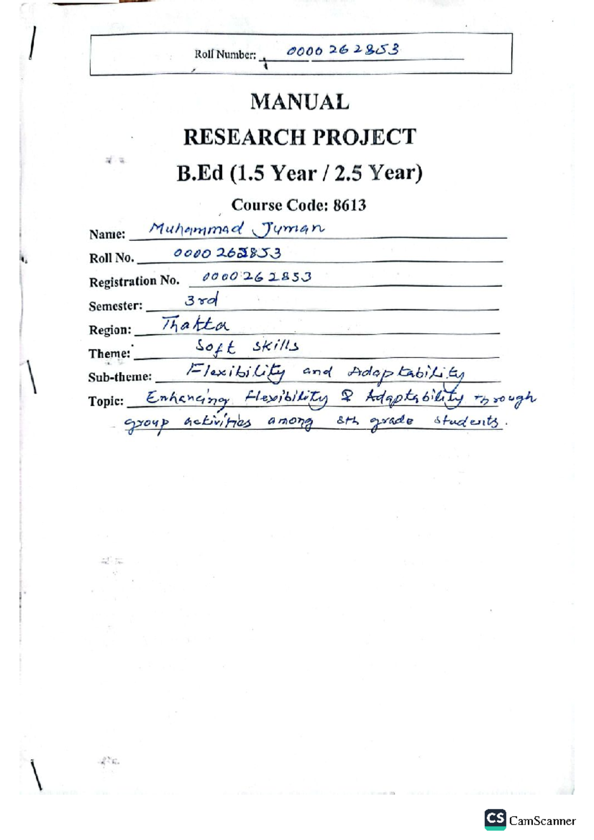 Enhancing Flexibility & Adaptability Through Group Activities in 8613 ...