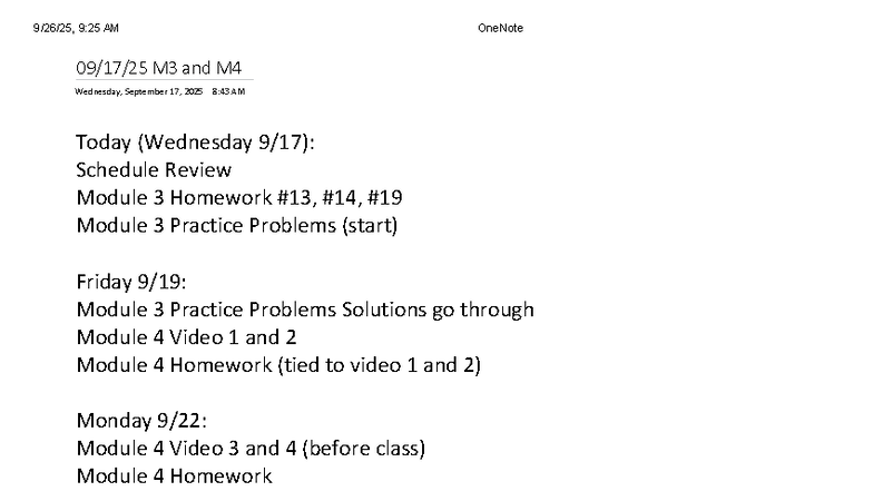 M3 & M4 Lecture Notes: Variable Costs & Homework Review - Studocu