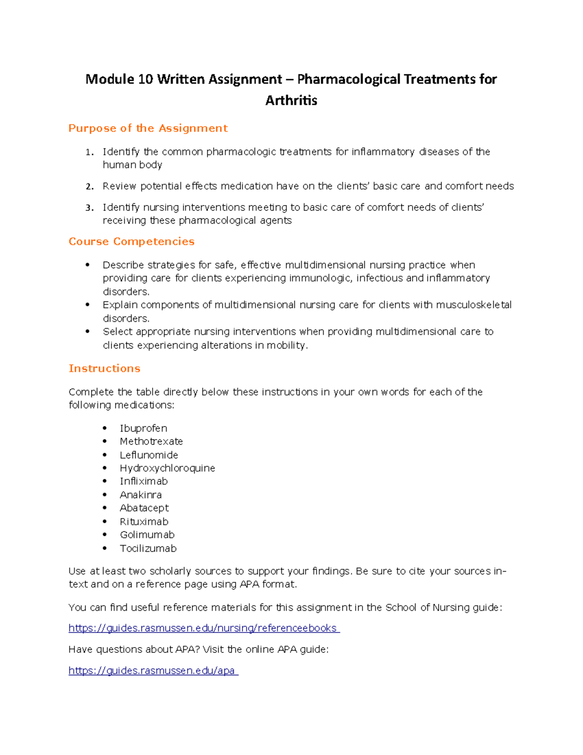 NUR2356 Module 10 Assignment 1220 -Module 10 Written Assignment ...