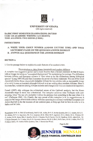 [Solved] Academic discourse - Academic writing (UGRC110) - Studocu