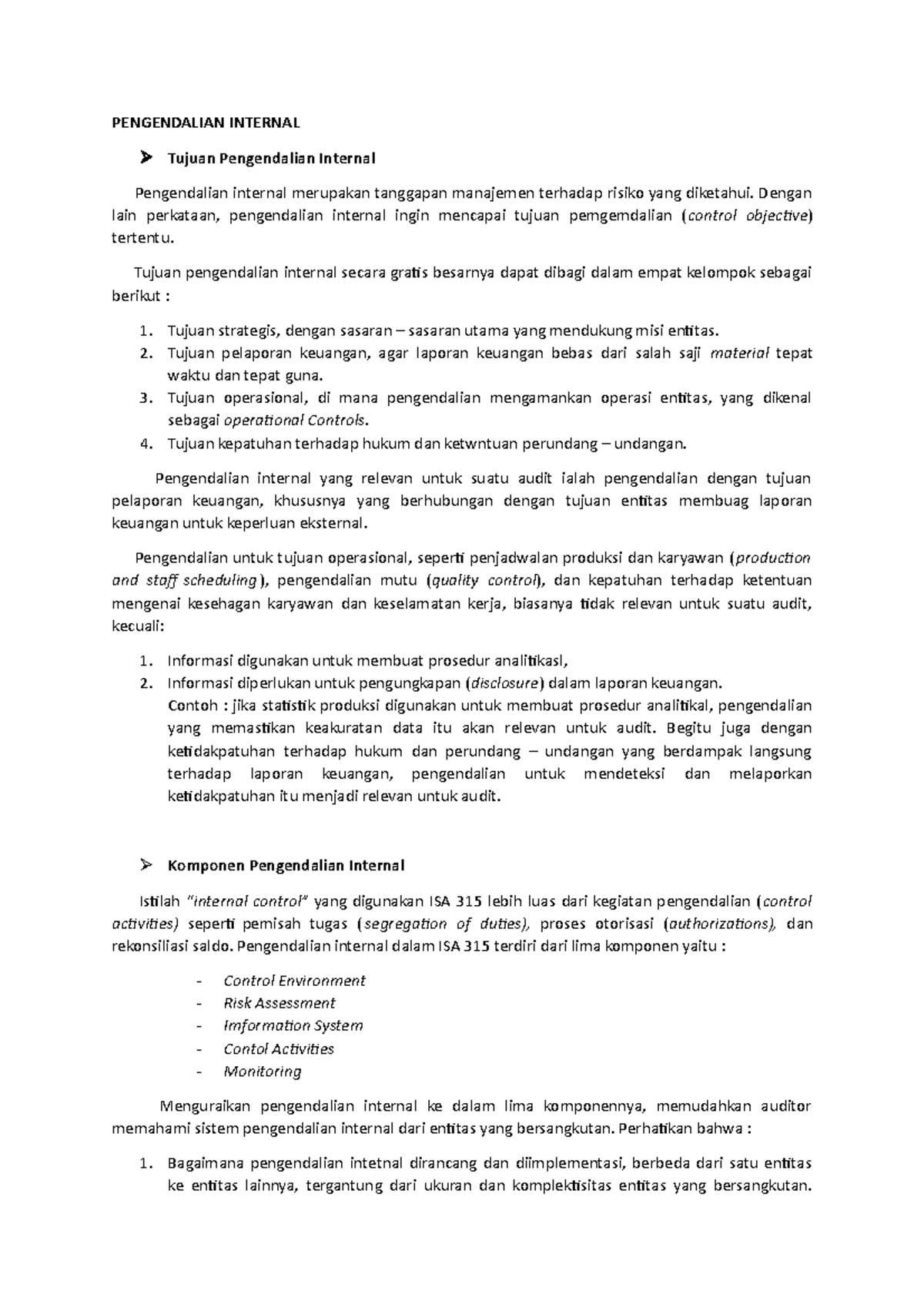 Pengauditan Asersi Dalam Auditing - Asersi Manajemen dalam Auditing ...