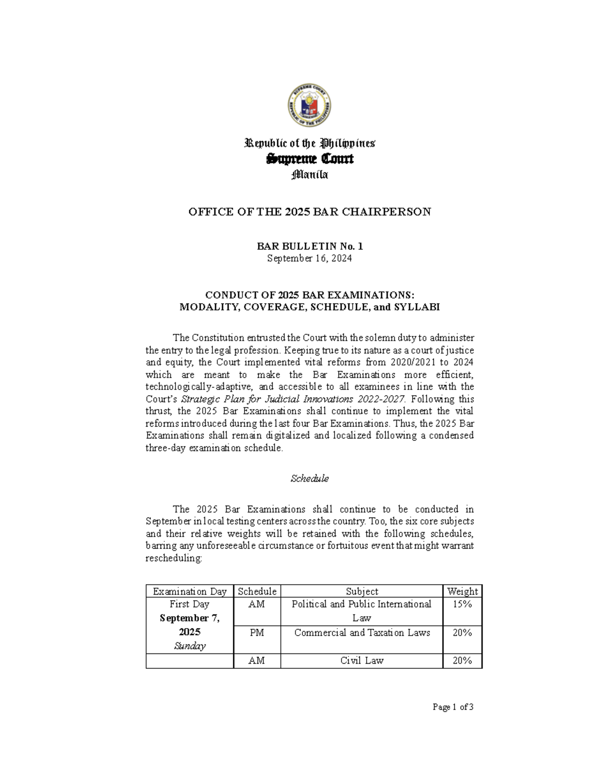 2025 Bar Exam Syllabus: Key Topics in Core Subjects - Studocu