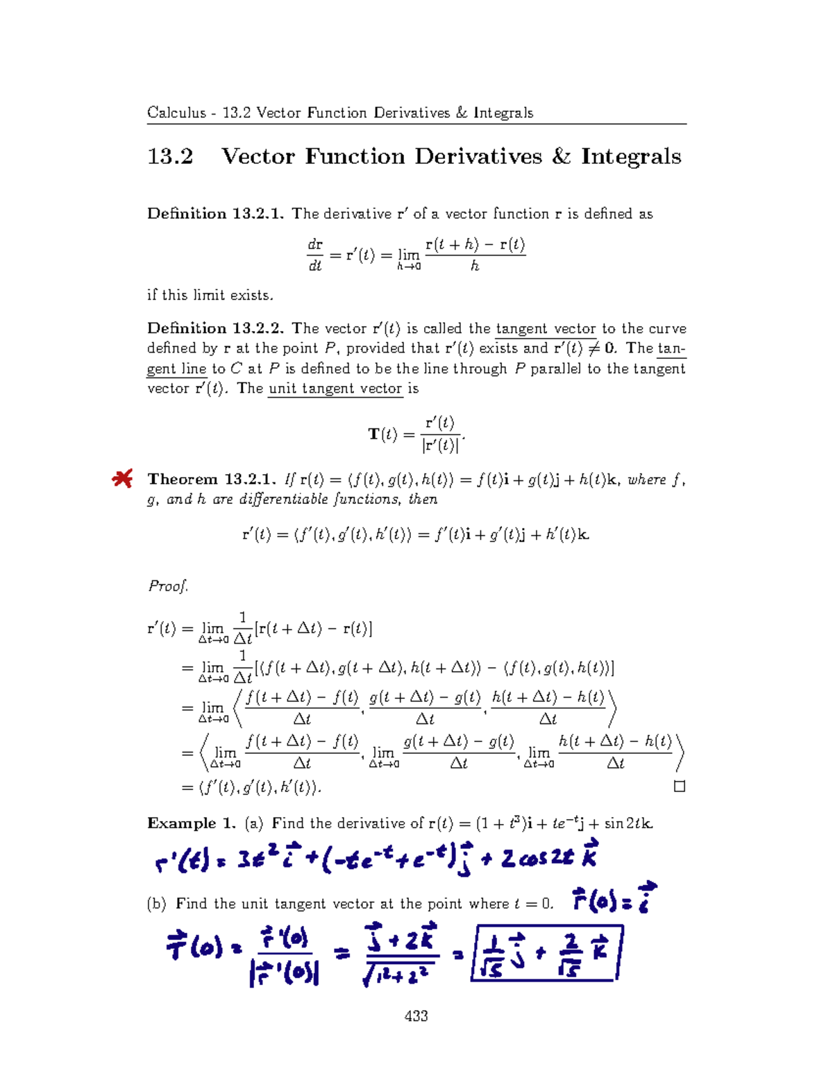 Calculus Notes: Partial Derivatives, Chain Rule, and Extremes (MATH 13. ...