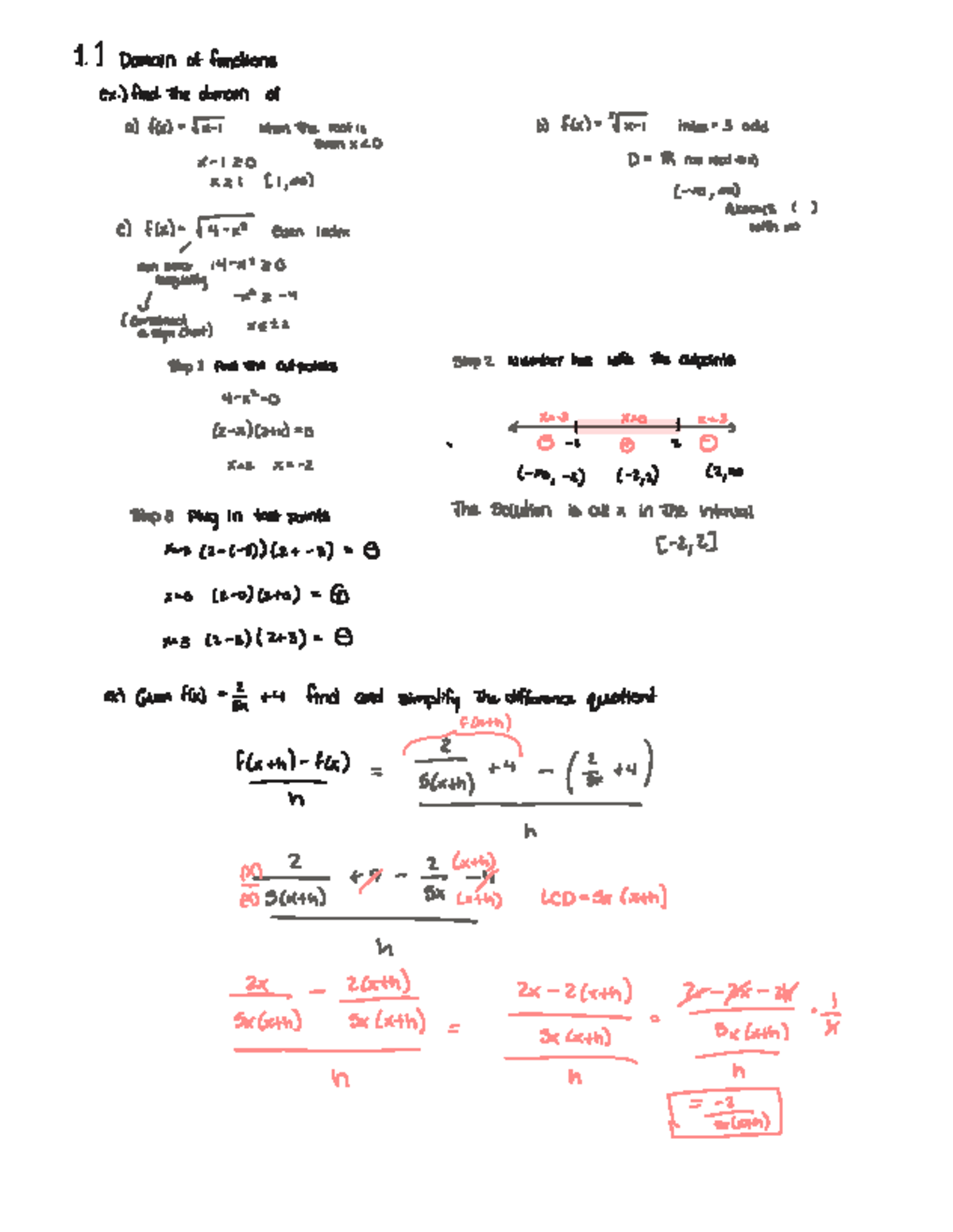Precalc Review Domain Of Functions And Logarithmic Properties Studocu