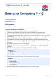Enterprise Computing - Grade: 12 - New South Wales Higher School ...