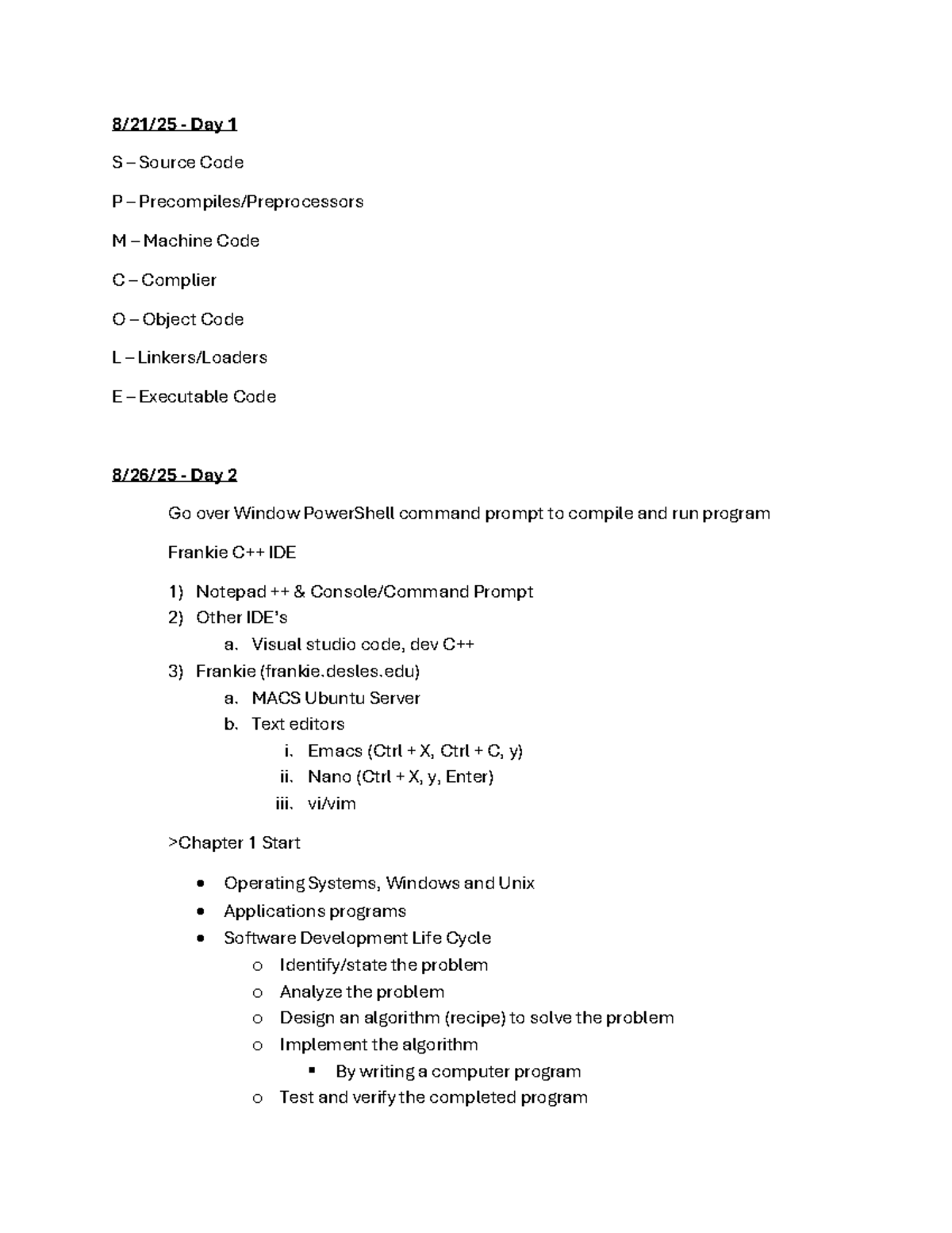 C++ Programming Concepts and Data Structures - CS222 Notes - Studocu