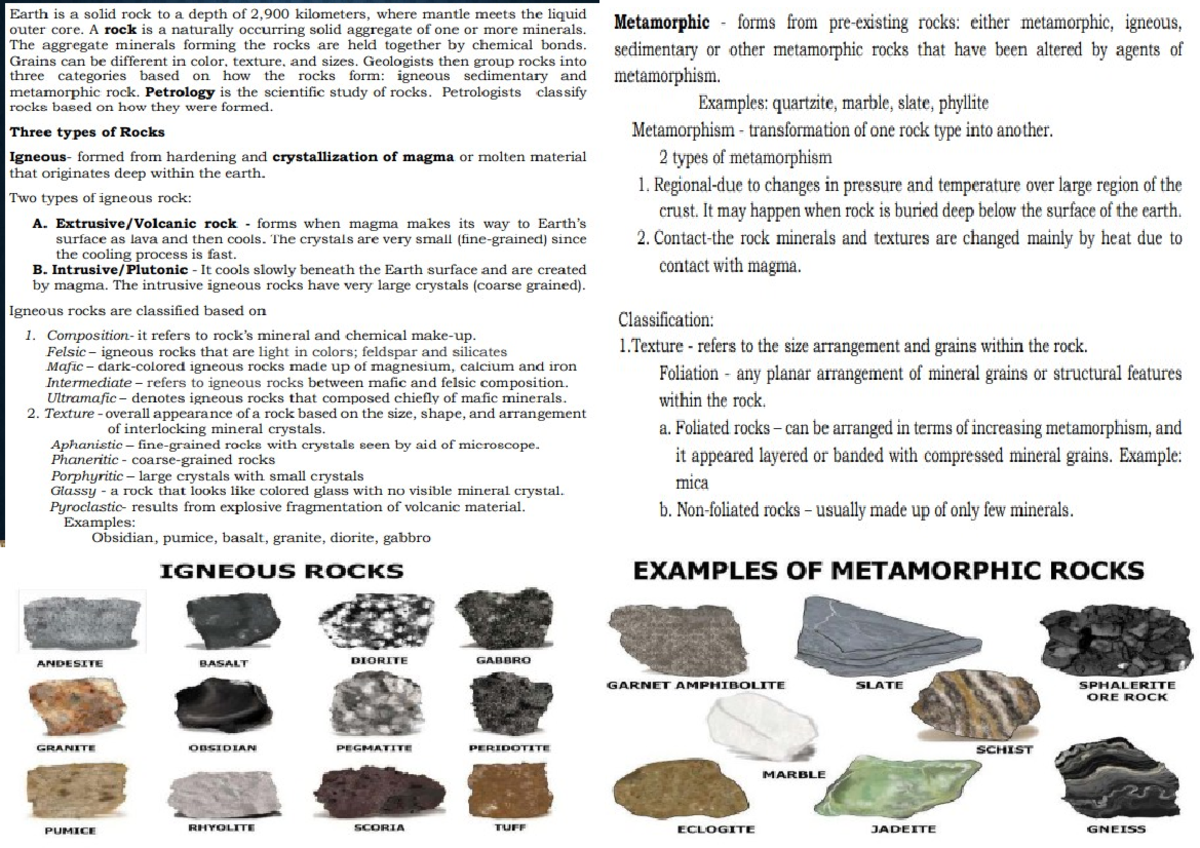 Booklet - rocks - Nursing - BSU - Studocu