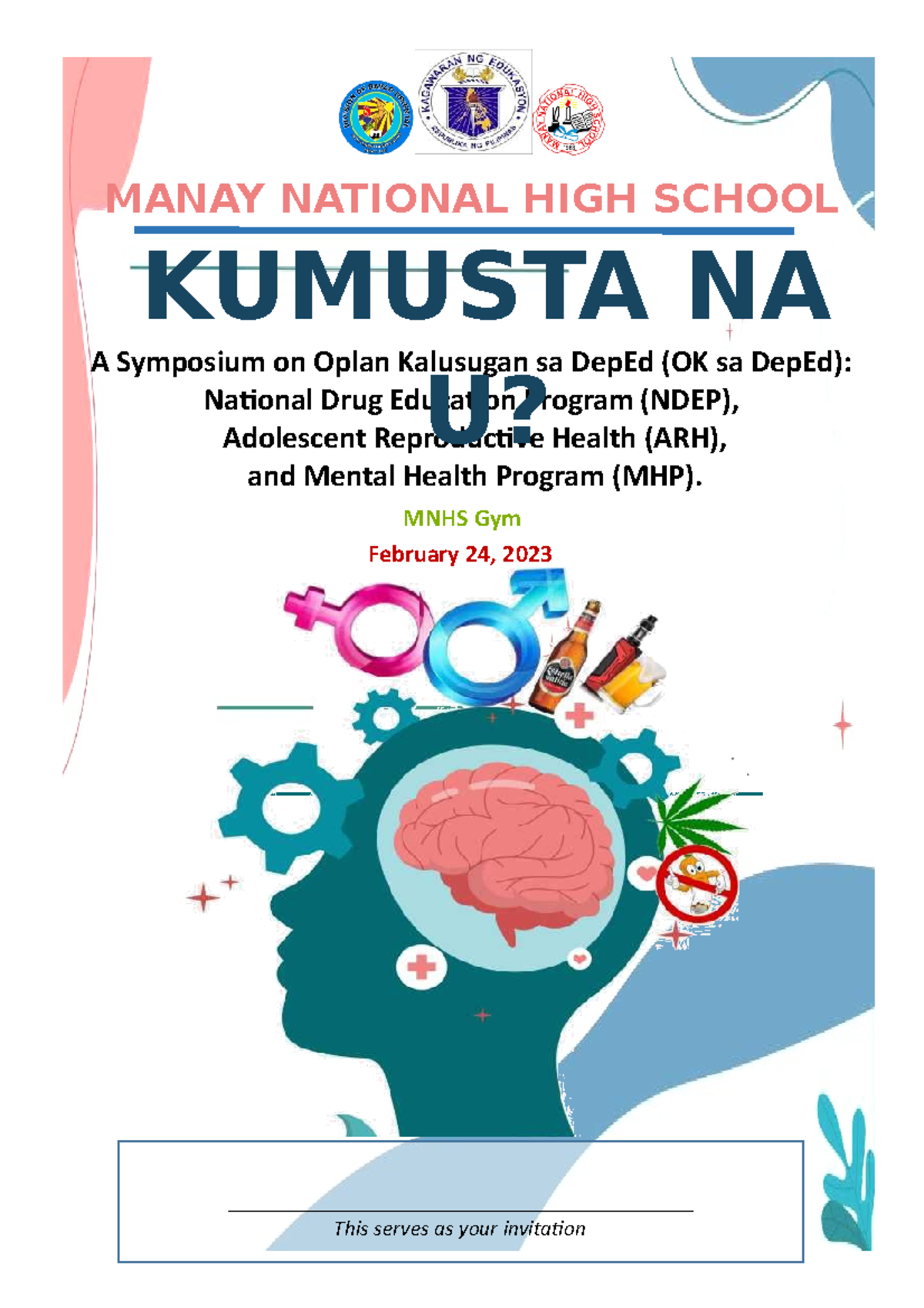 Program Invitation ARH cover - MNHS Gym February 24, 2023 ####### A ...