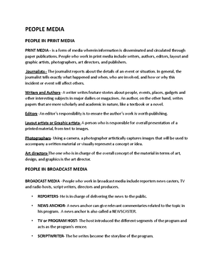 Evolution of Media - Pre-Industrial Age (Before 1700s) - People ...