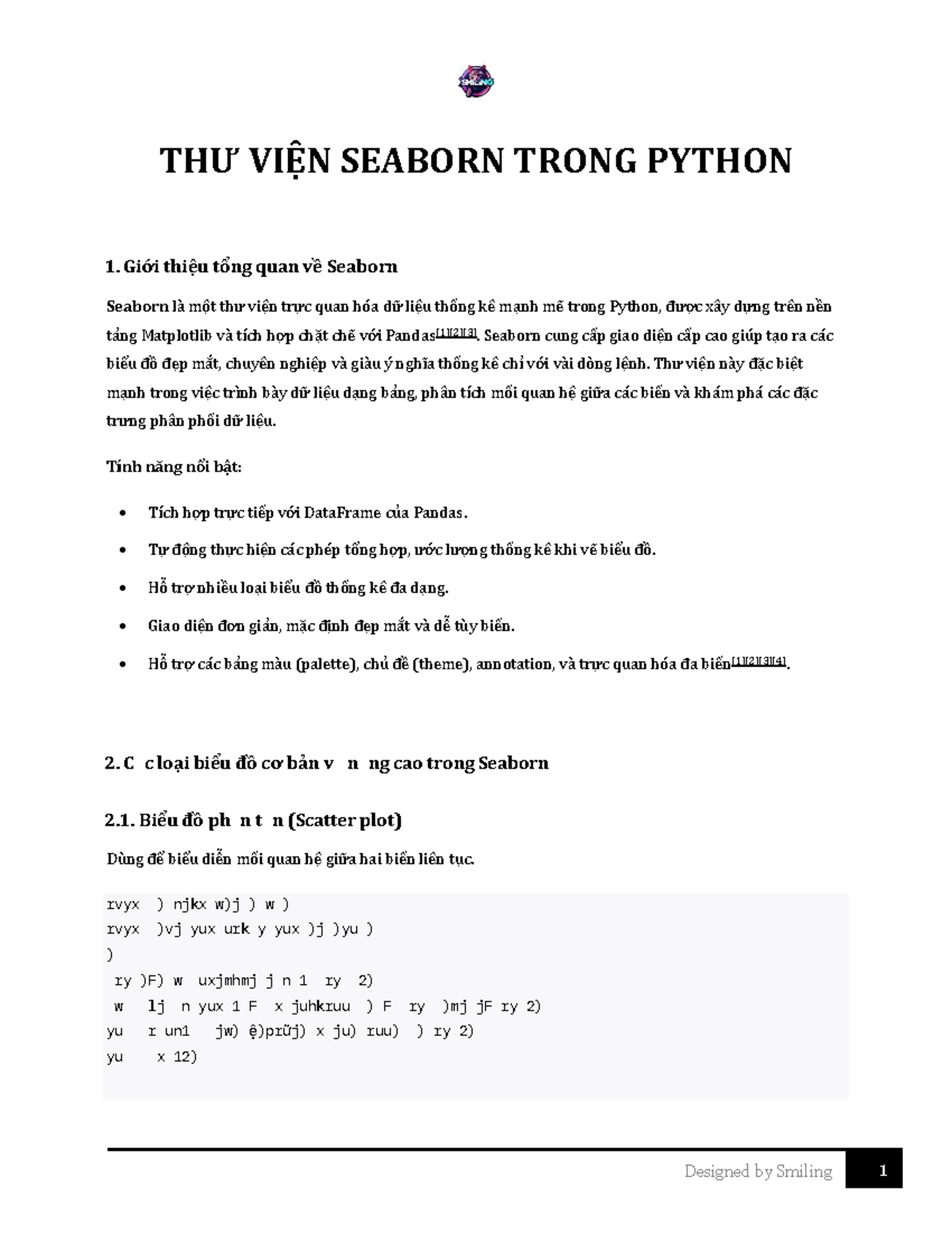 Tổng Quan và Ứng Dụng Thư Viện Seaborn Trong Python - Studocu