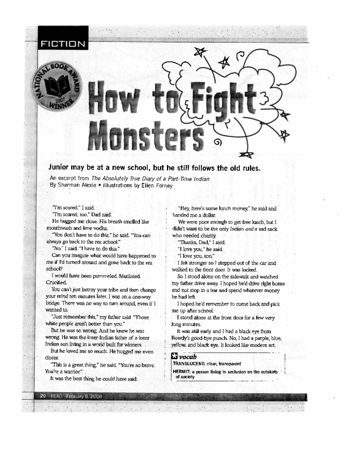 XYZ123: Analysis of Sherman Alexie's 2007 National Book Award Winner ...