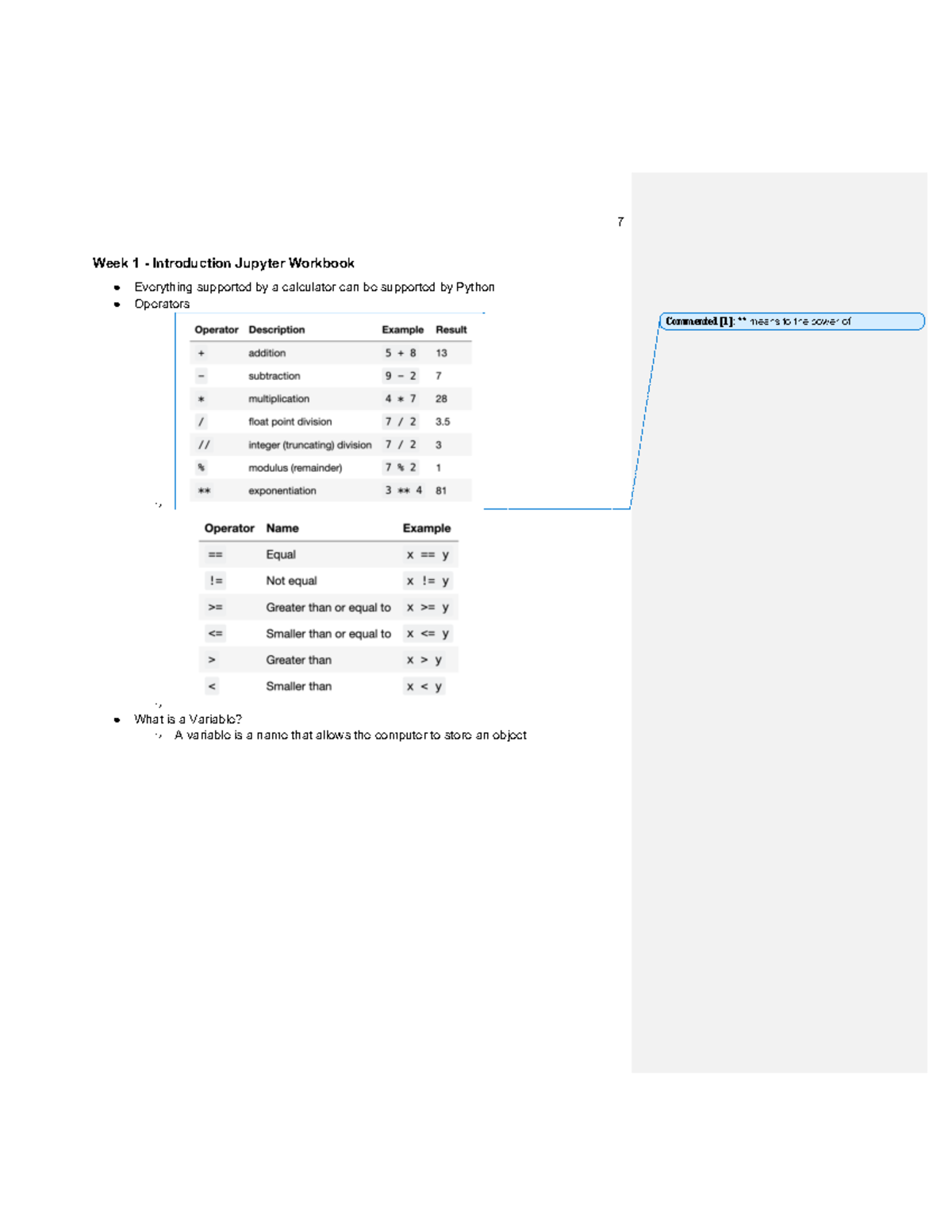 Dao2702 python notes week1-3 - Week 1 - Introduction Jupyter Workbook ...