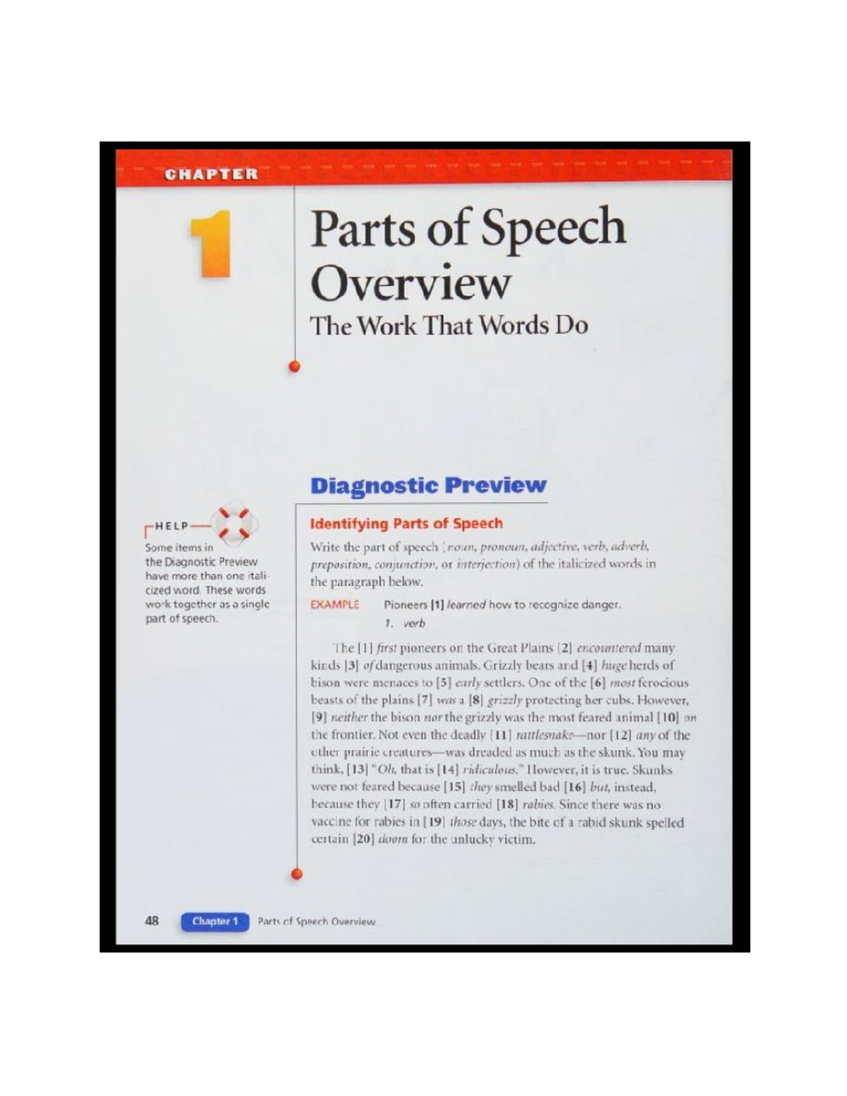 CHAPTER 1: Overview of Parts of Speech and Their Functions - Studocu