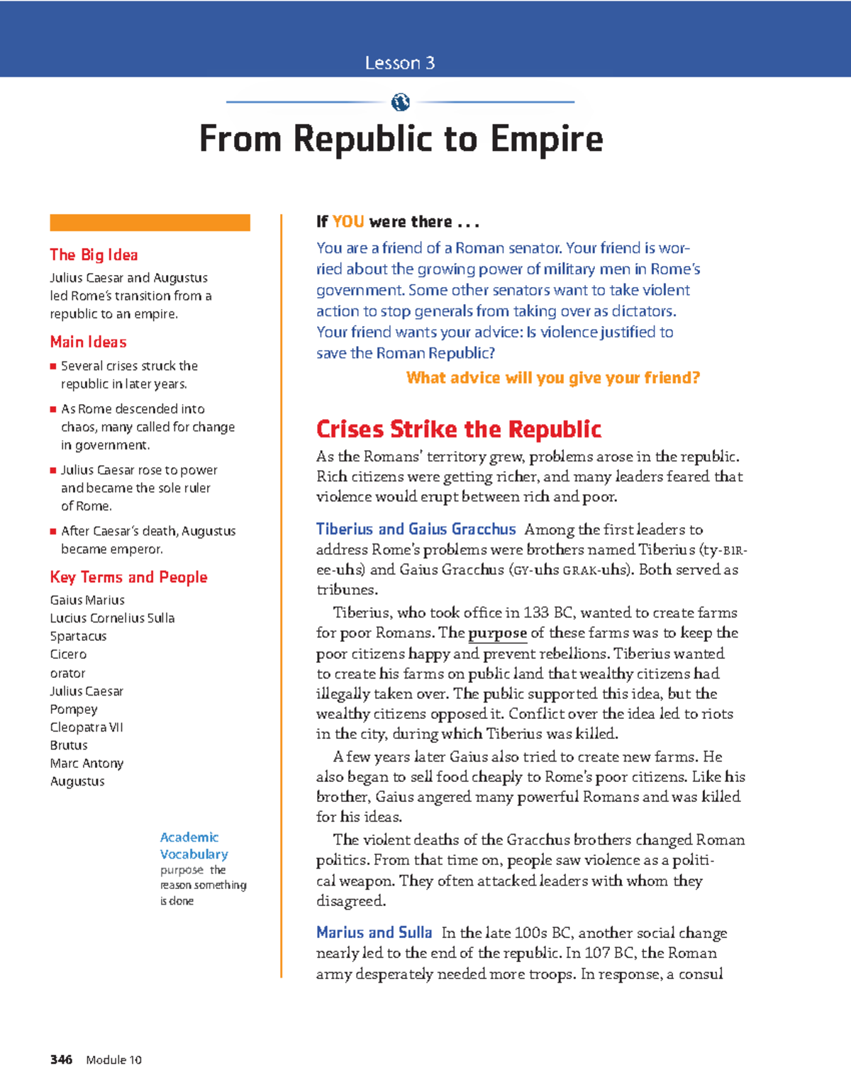 The Rise of Julius Caesar and the Fall of the Roman Republic (Hist 101 ...