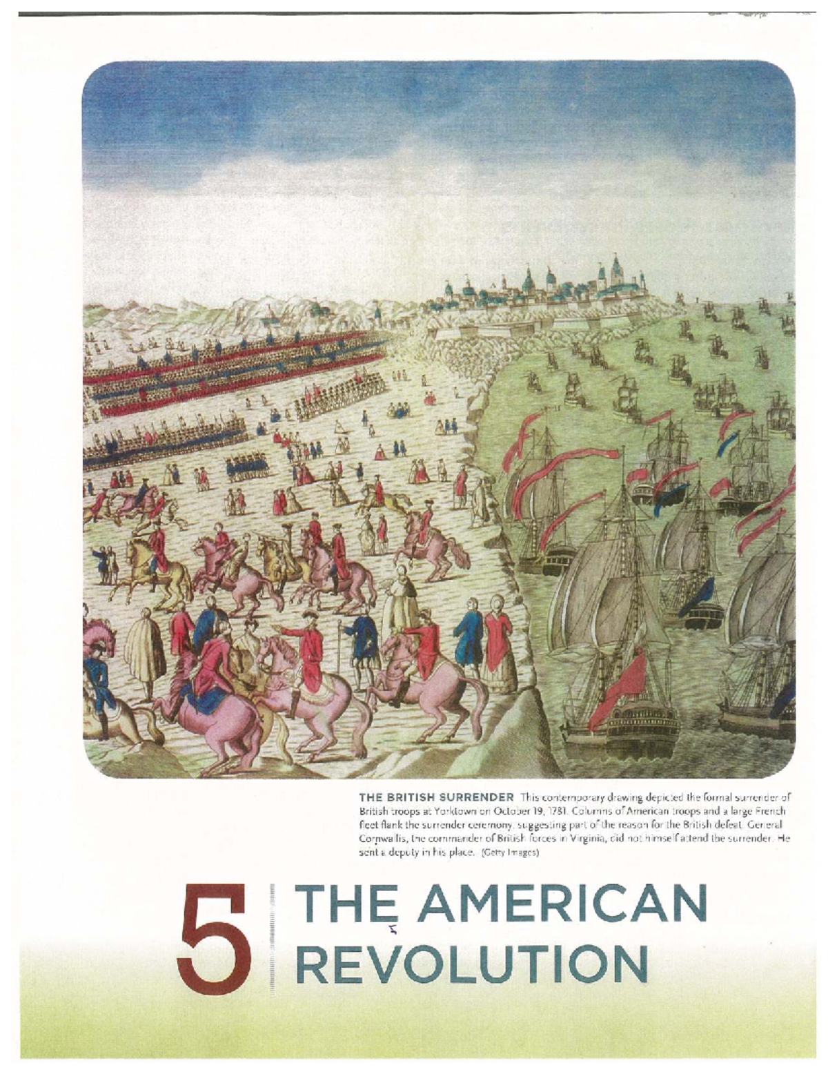 Final Exam Study Guide: The American Revolution (Course Code: ABC123 ...