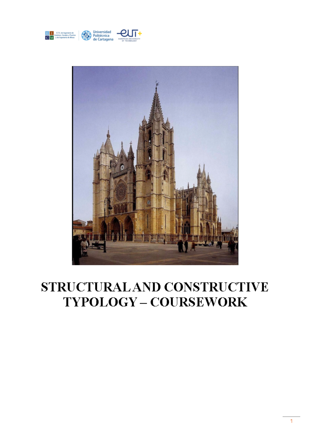Project Cathedral León - STRUCTURAL AND CONSTRUCTIVE TYPOLOGY ...