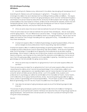 7-2 project 2 - PSY 211 Project Two Template Use this template to complete your life-span theory ...