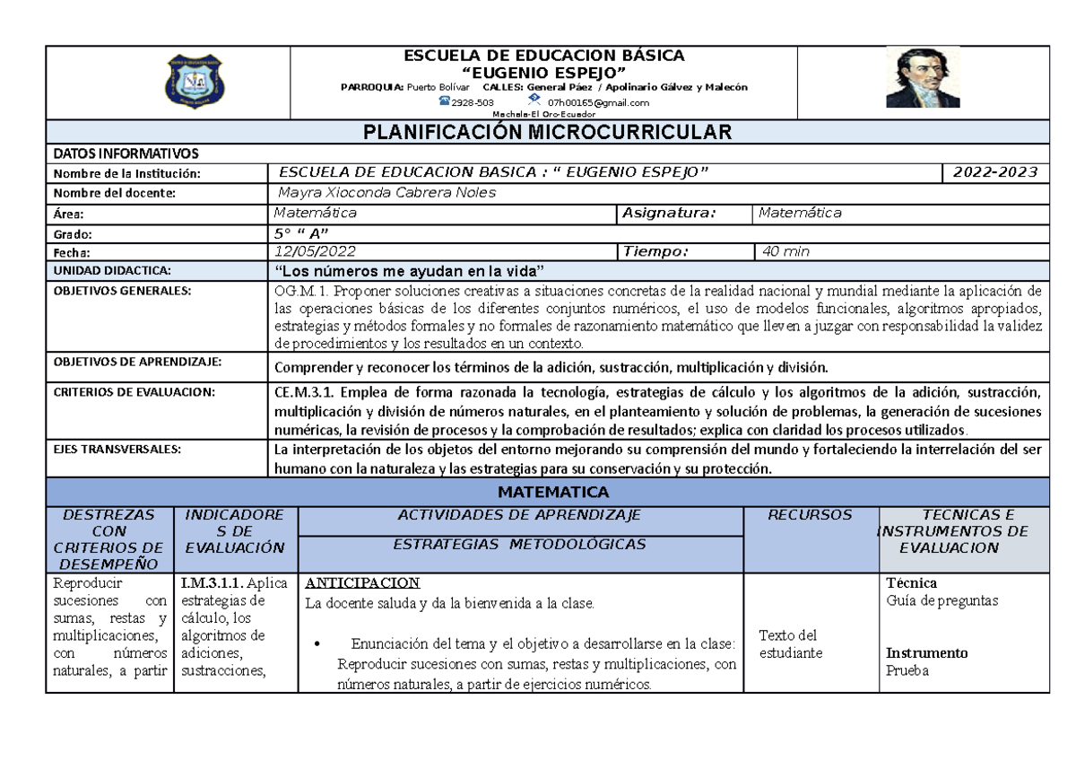 Secuencias Num%c3%a9ricas Ascendentes Y Descendentes Con La Suma Y ...