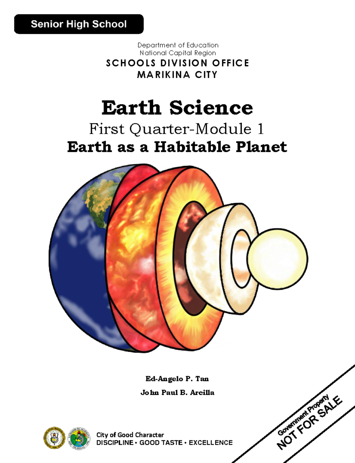 SHS Earth Science Q1 M1: Exploring Earth as a Habitable Planet - Studocu