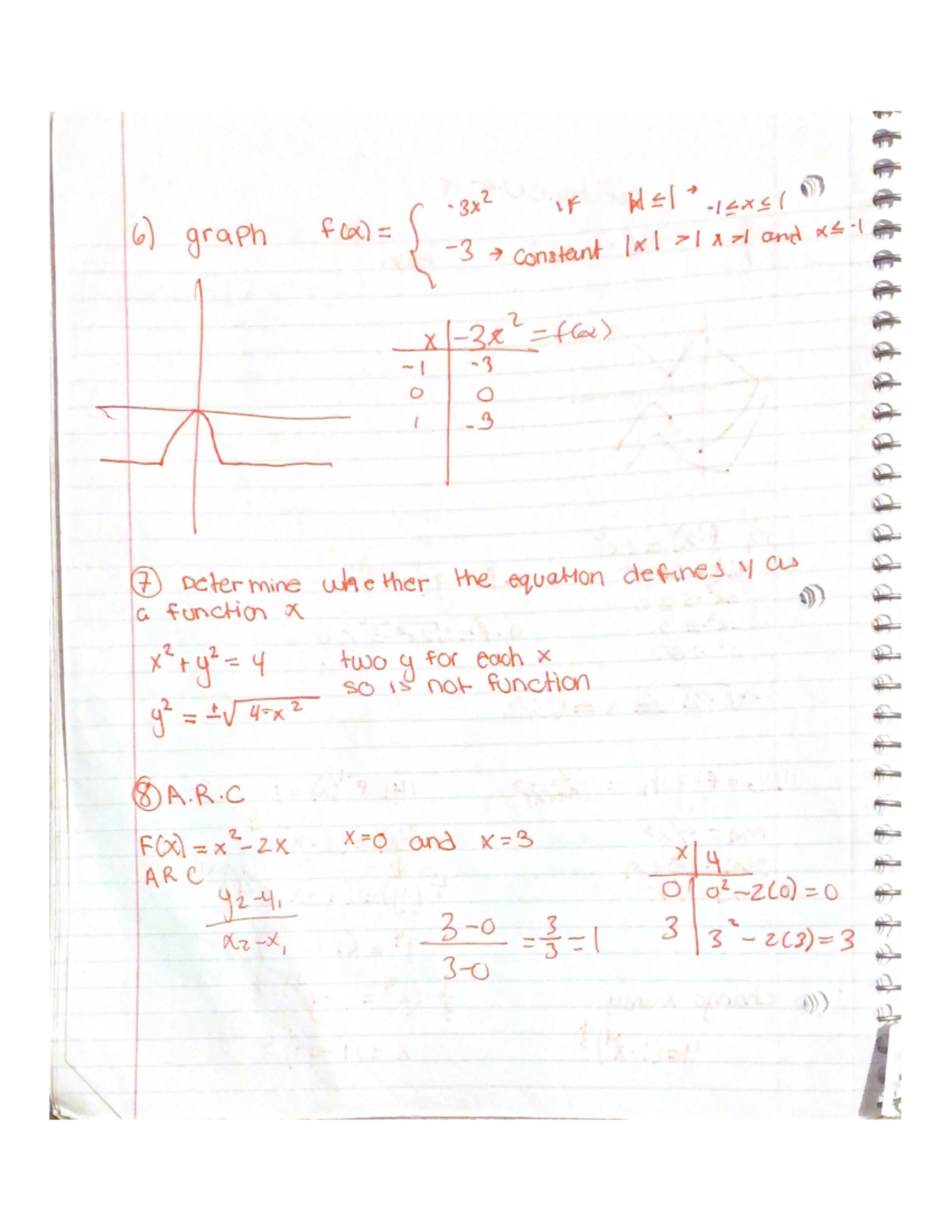Test Part 2 - n/a - IF 6) graph flx): constant 1x1 and X O 3 7 ...