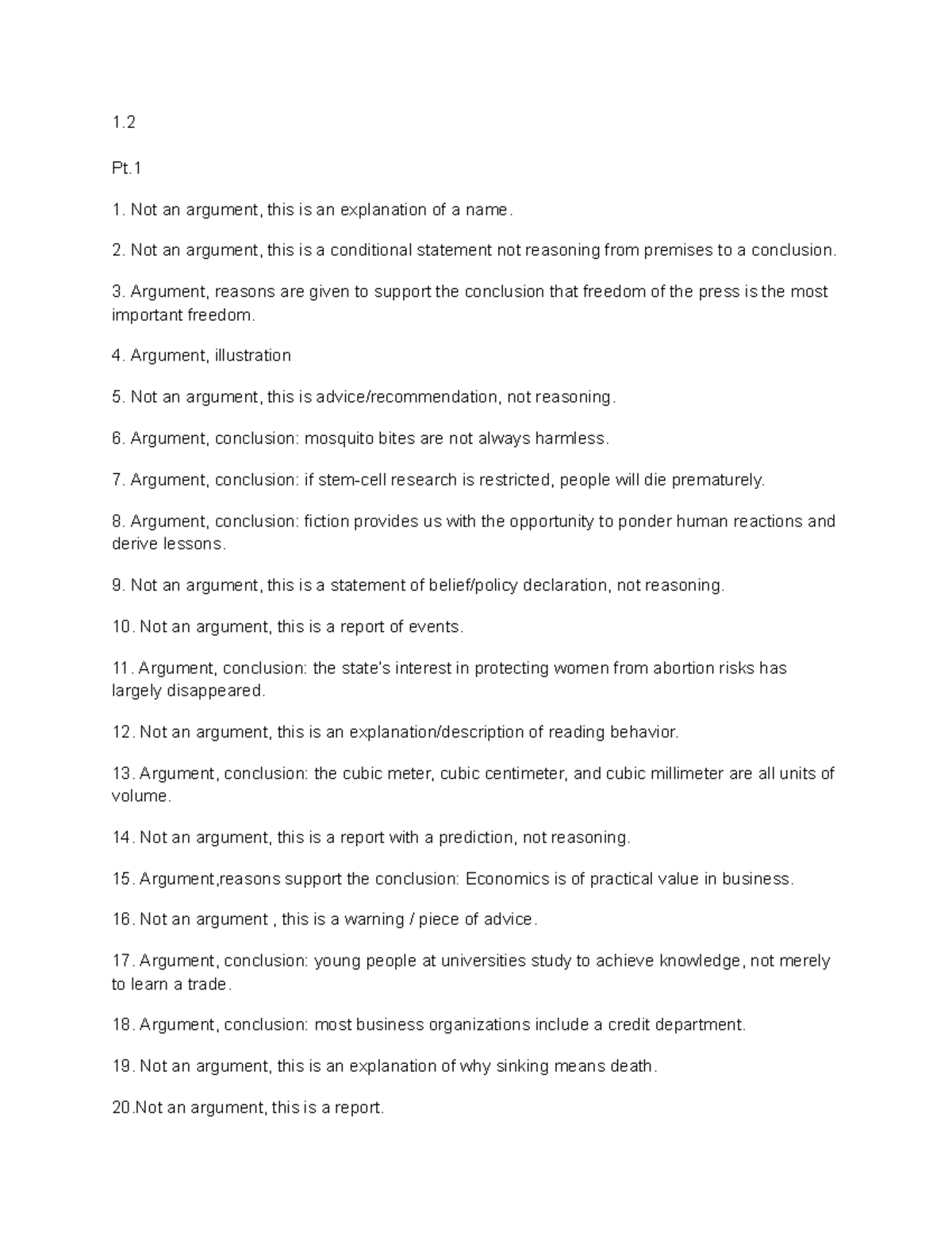 1 - How to Love: Understanding Arguments and Non-Arguments - Studocu