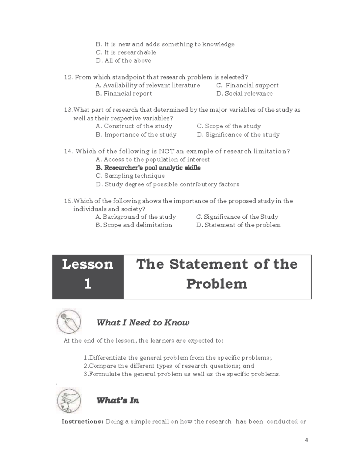 Group 3 - PR2: Understanding Research Problems in Physical Therapy ...