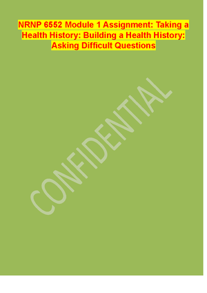 NRNP 6552 Week 3 Case Study Template - Case # (1, 2, 3 or 4) and ...