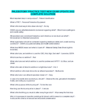 NHA EXAM - Practice Test with Answer Key and Solutions - Studocu