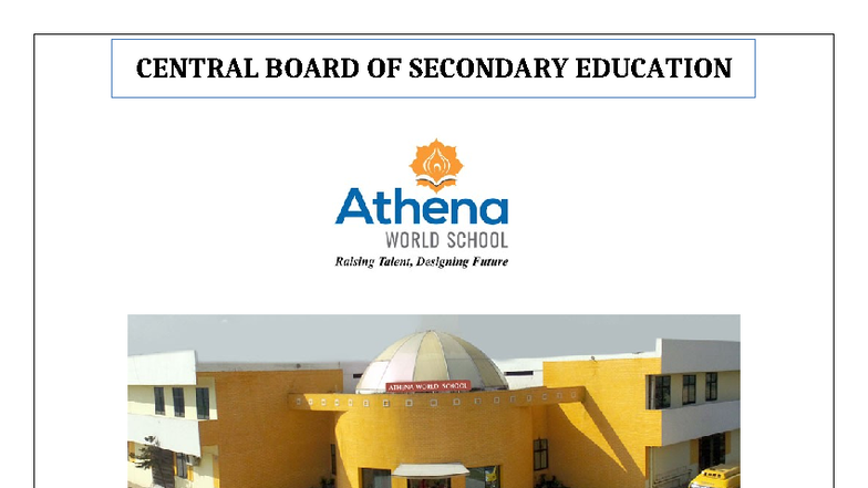 Chemistry Project Cover Page - Class XII (PCM) - Studocu