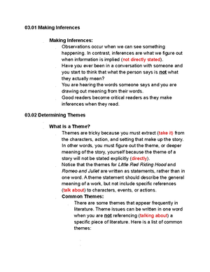 [Solved] A theme is a oneword description of what a story is about True ...