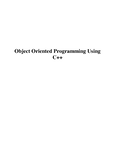 Object oriented programming - 234444 - SPPU - Studocu