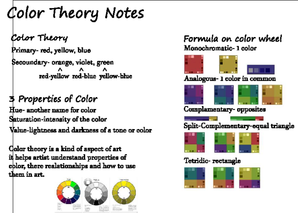 One pager copy - nbmnb - ColorTheoryNotes CɼlʝɠTȱeʝʢɨ Primary-red ...